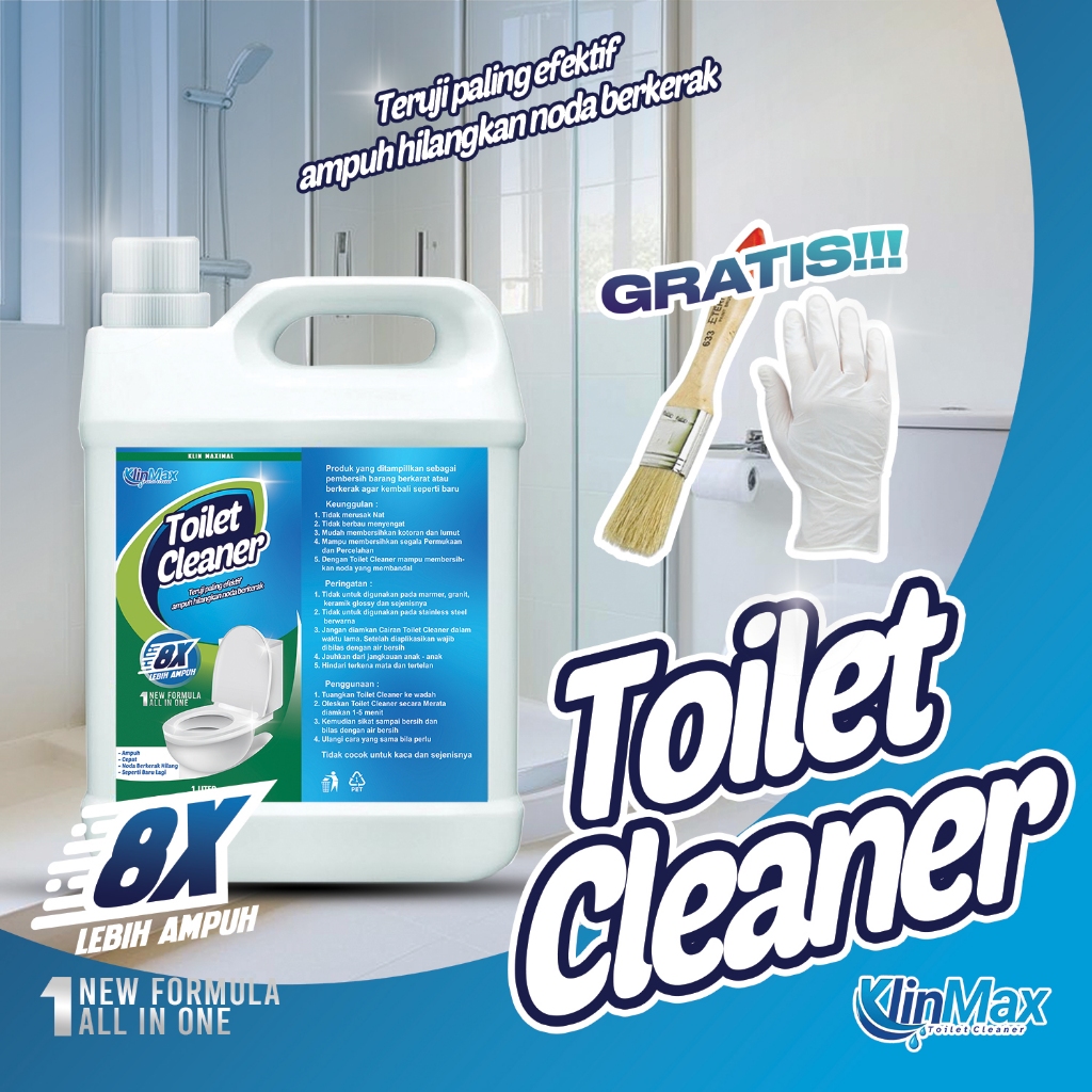 Jual Toilet Cleaner Klinmax Pembersih Kerak Noda Lantai Keramik Kamar ...