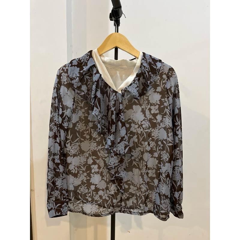 Jual preloved set atasan sifon celana linen ( lp84/pjg98)ada dalaman ...