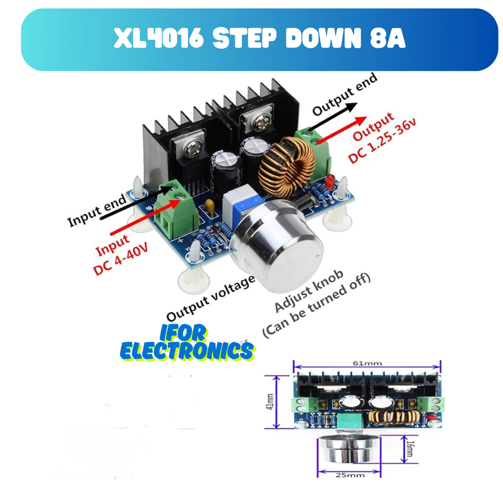 Jual XL4016 STEP DOWN POWER SUPPLY 8A DC-DC BUCK CONVERTER XH-M401 XL 4016 | Shopee Indonesia