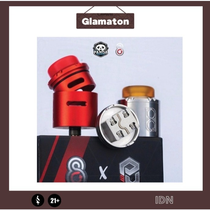 Jual RDA DUAL CAP KEY RDA 24MM AUTHEN KEY RDA BY 8CIRCEL X PANDA RDA ...