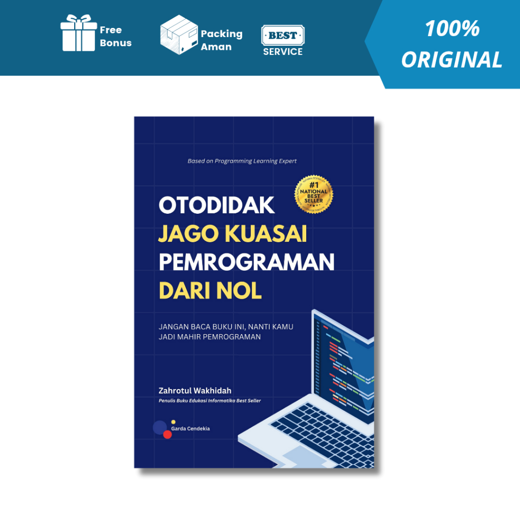 Jual Buku Bahasa Pemrograman Original Best Seller Otodidak Jago Kuasai Pemrograman Dari Nol ...