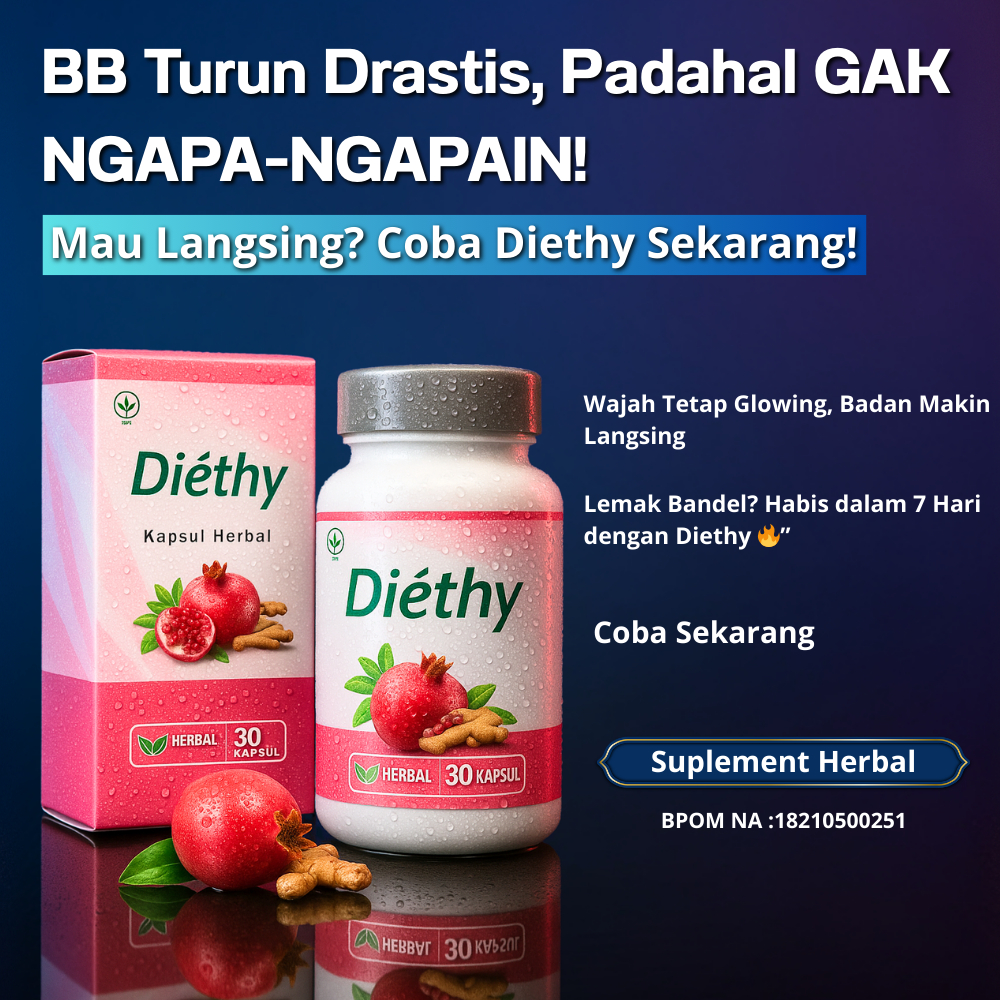 Jual (PELANGSING BADAN) DIETHY suplement pelangsing dan penurun berat ...