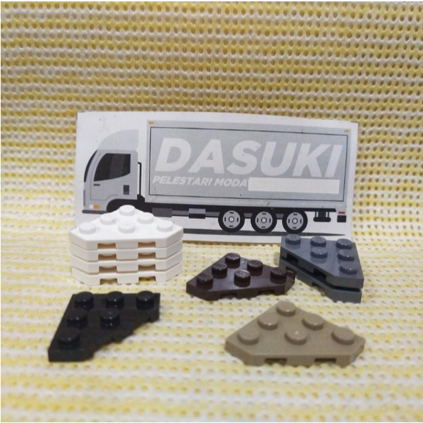 Jual Lego Part 2450 Wedge, Plate 3 x 3 Cut Corner H0025L | Shopee Indonesia