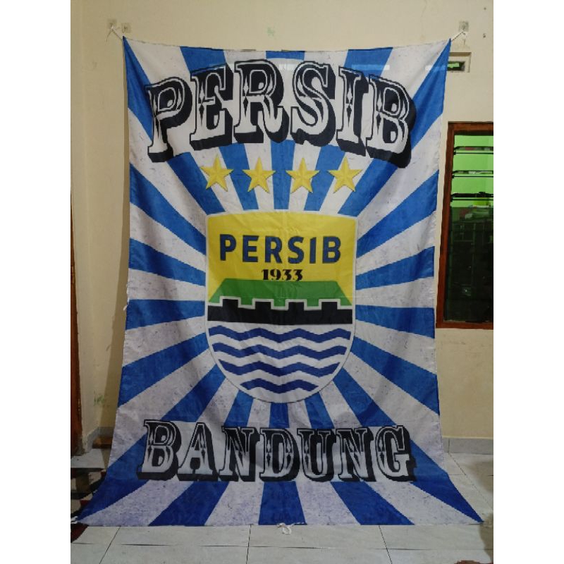 Jual BENDERA FULL PRINTING PERSIB BANDUNG//BISA PAKAI DESAIN SENDIRI ...
