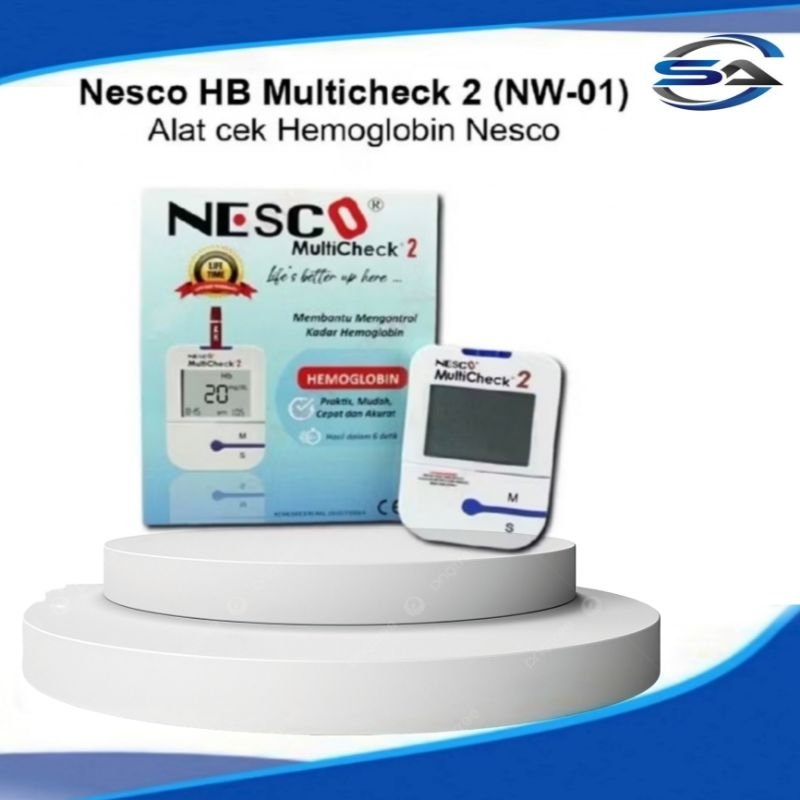Jual Alat Nesco Hemoglobin /Alat Cek darah HB multicheck 2 | Shopee ...