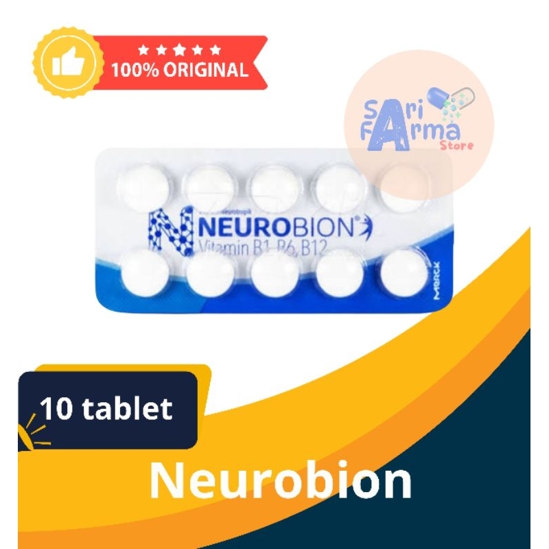 Jual Neurobion Putih Vitamin Neurotropik/Syaraf 10 Tablet | Shopee ...