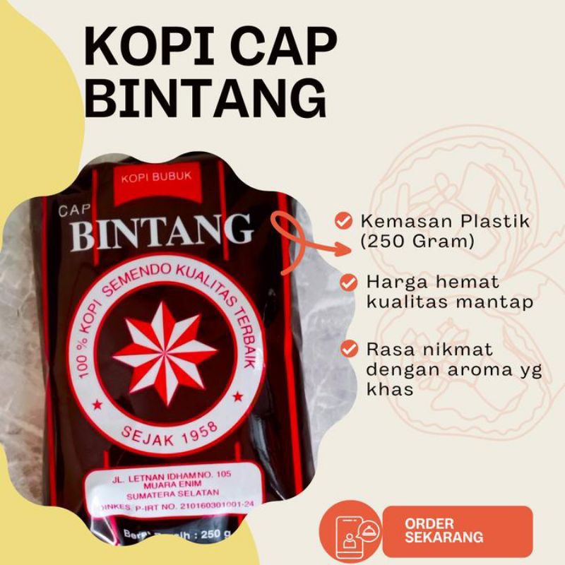 Jual Kopi Bintang kemasan ( 50g ) | Shopee Indonesia