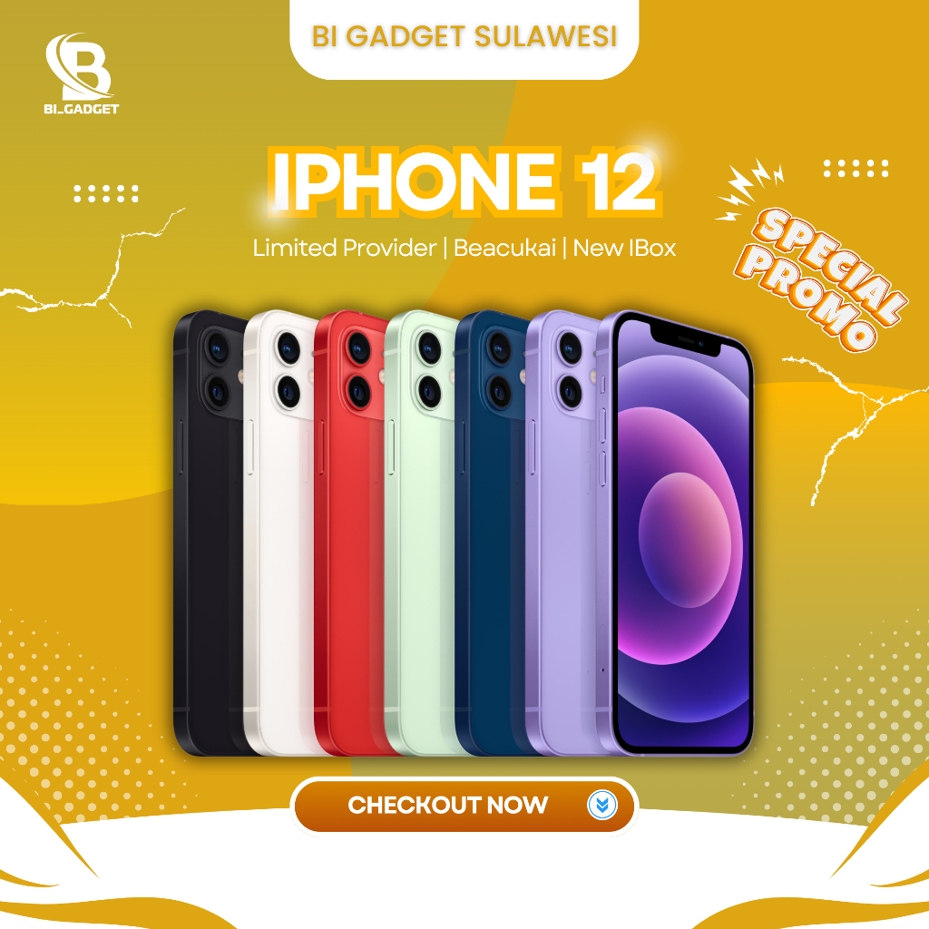 Jual iPhone 12 64GB/128GB FULLSET 100% Original Dan Bergaransi | Shopee Indonesia