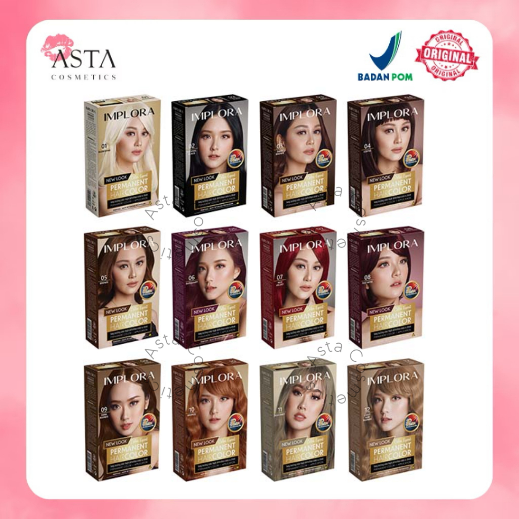 Jual Implora Permanent Hair Color | Shopee Indonesia