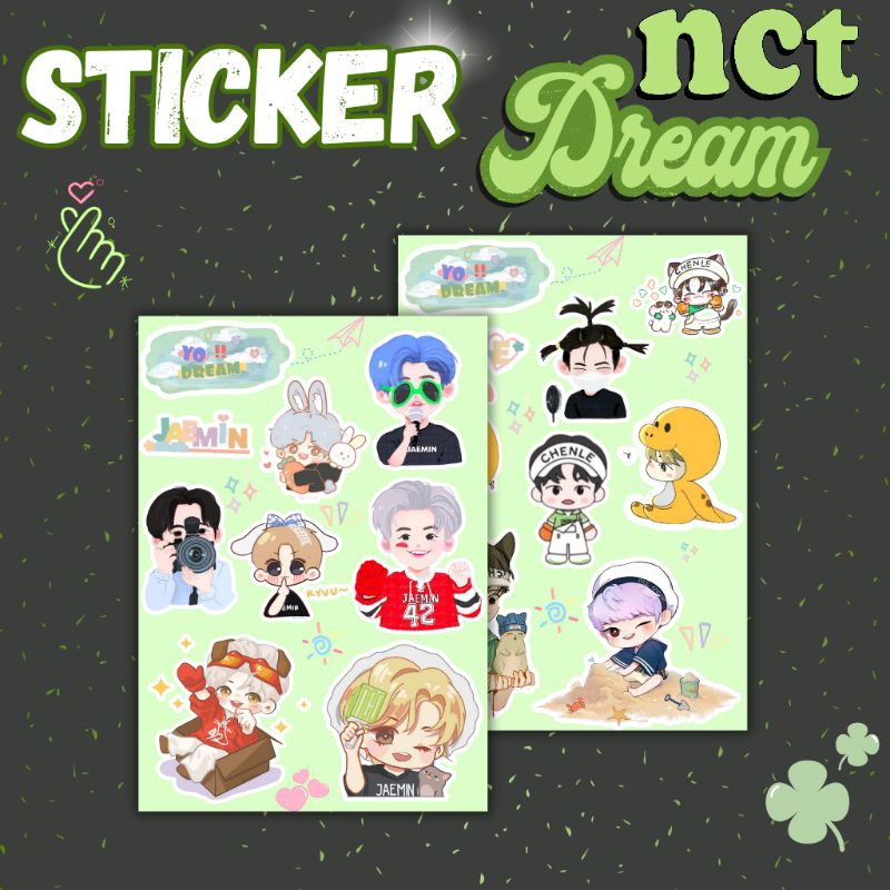 Jual STICKER NCT DREAM CUTE UKURAN A6 CUTTING | Shopee Indonesia