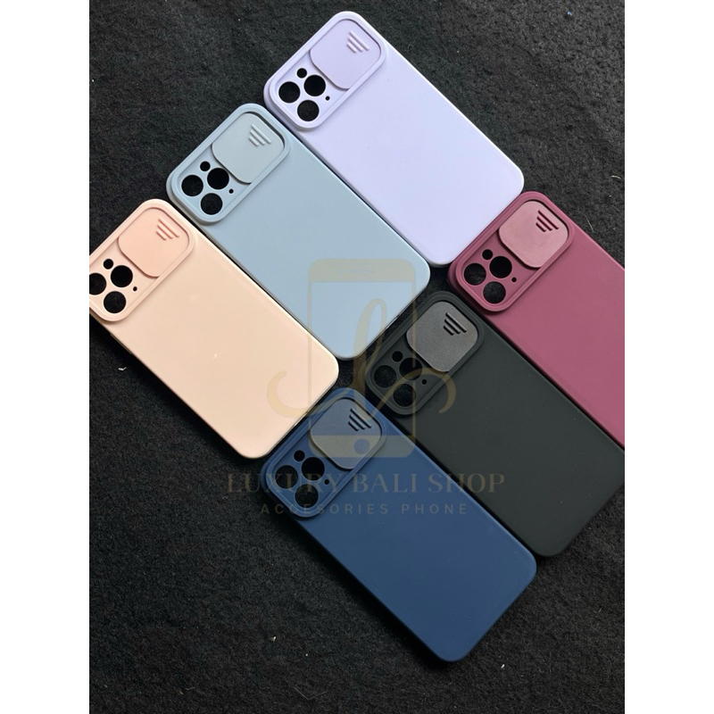 Jual SILICONE SLIDE CAMER CASE IPHONE DENGAN PROTECT CAMERA FULL COVER ...