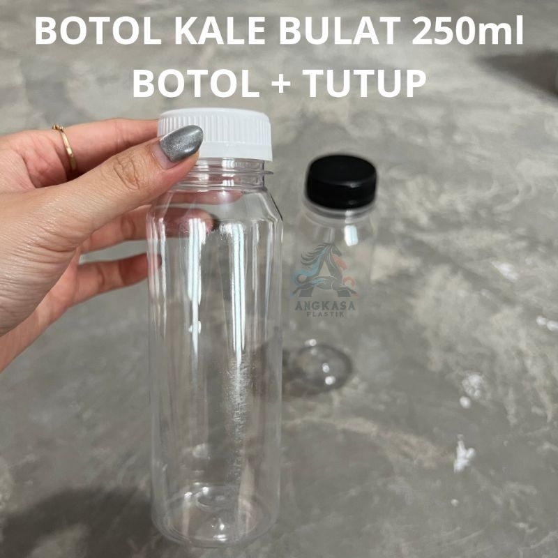 Jual botol kale bulat 250ml / INSTAN CEK ETALASE LAIN / botol plastik ...