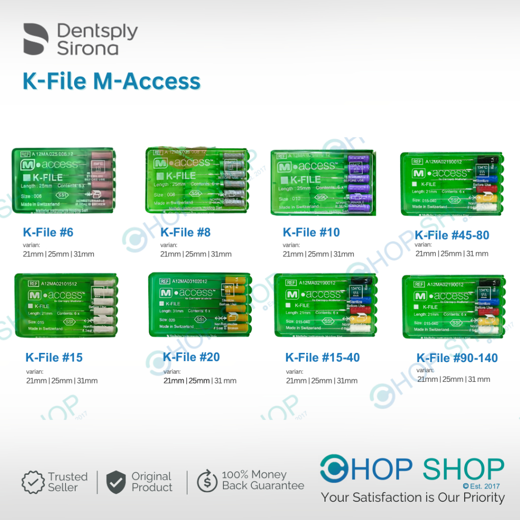 Jual k file Original by Dentsply KFile Endo | Shopee Indonesia