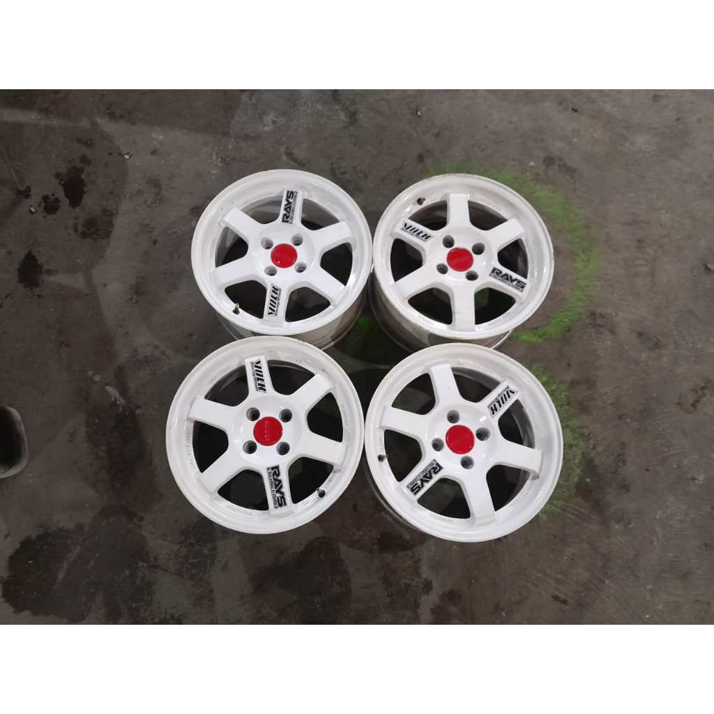 Jual VELG RING 15 MODEL TE37 R15 LEBAR 7 PCD 4X100 ET35 Pnp Brio,Ayla ...