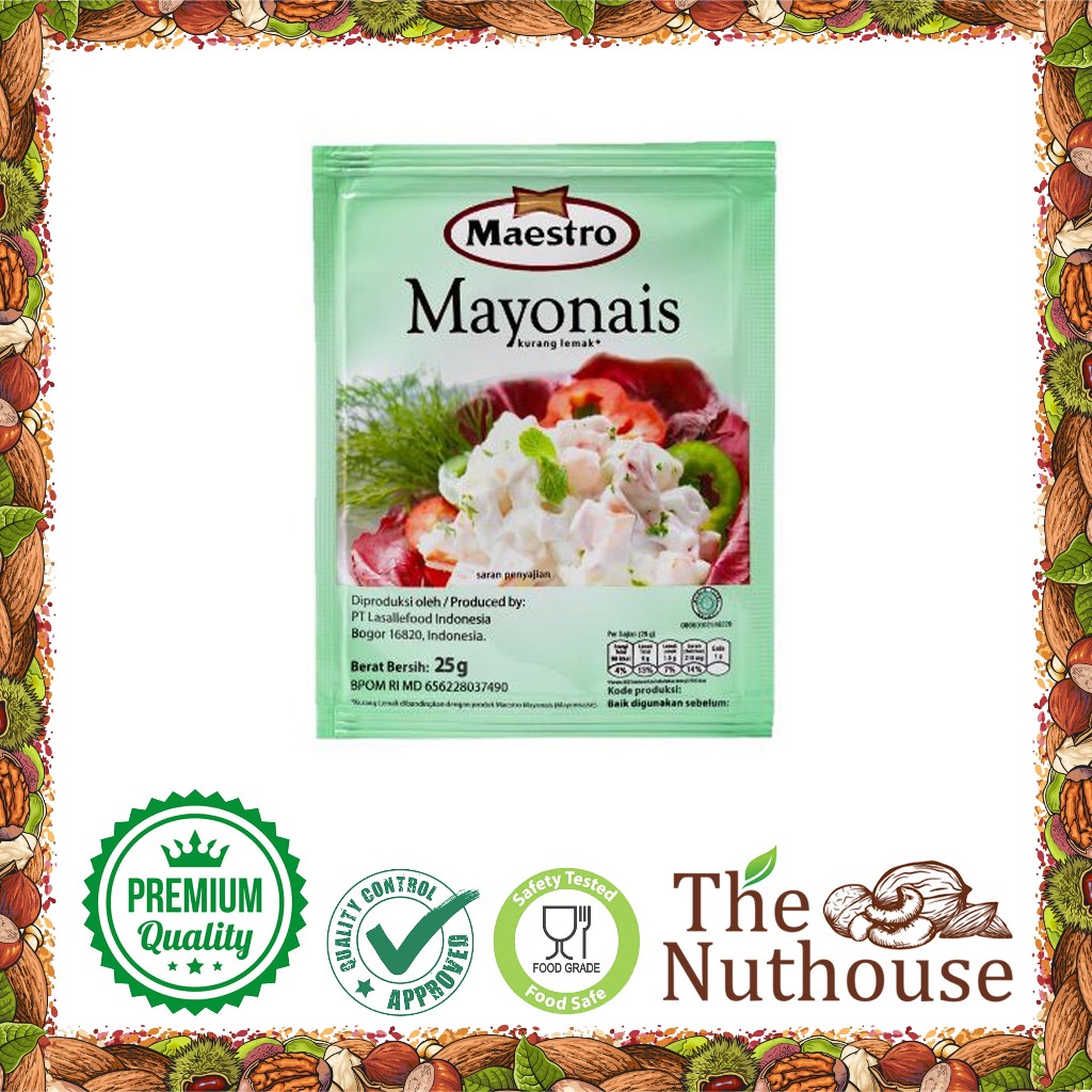 Jual MAESTRO SACHET KECIL 25gr Mayonnaise / Mayones [HALAL] | Shopee ...