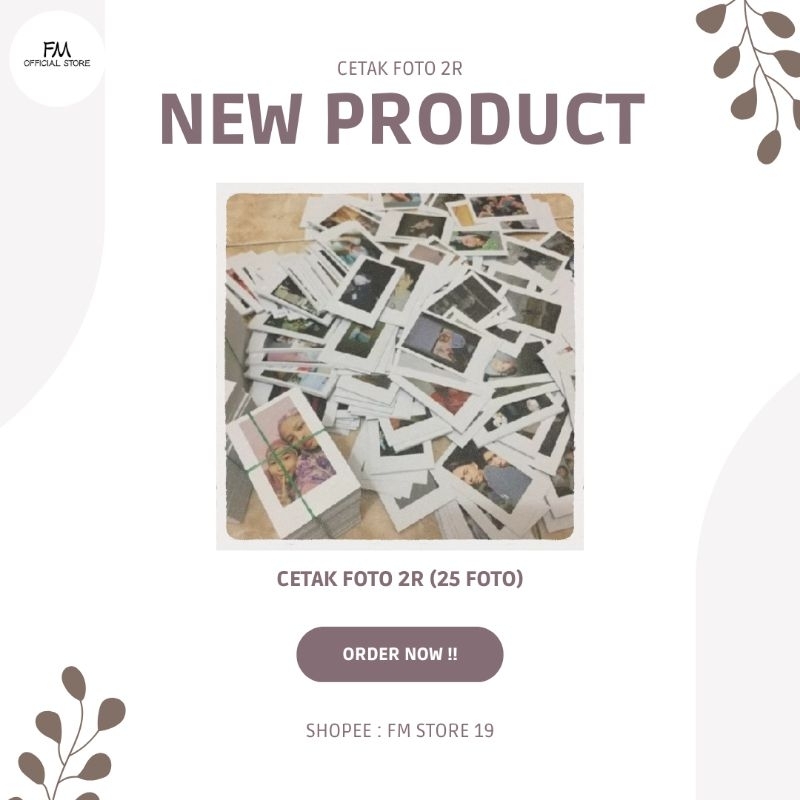 Jual PAKET CETAK FOTO POLAROID 2R (25 FOTO) | Shopee Indonesia