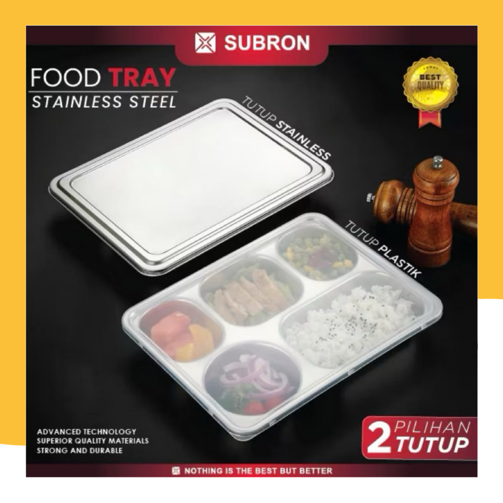 Jual Subron Food Tray Plato Tempat Wadah Catering sayur makanan piring ...