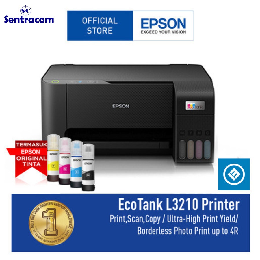 Jual PRINTER EPSON L3210 L 3210 L3211(TKDN) pengganti l3110 All-in-One ...