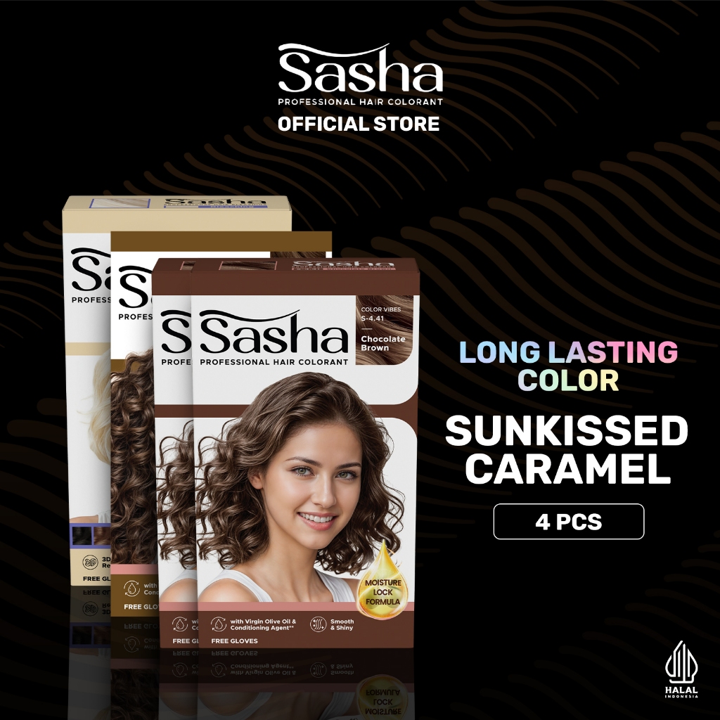 Jual [SUNKISSED CARAMEL] Cat Rambut Chocolate Brown 2 pcs + Copper ...