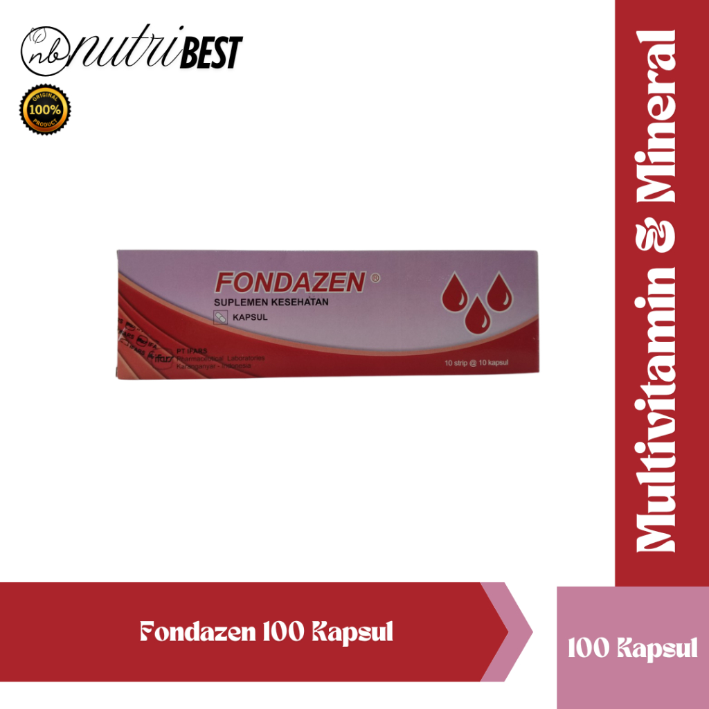 Jual Fondazen 100 Kapsul Ifars | Shopee Indonesia