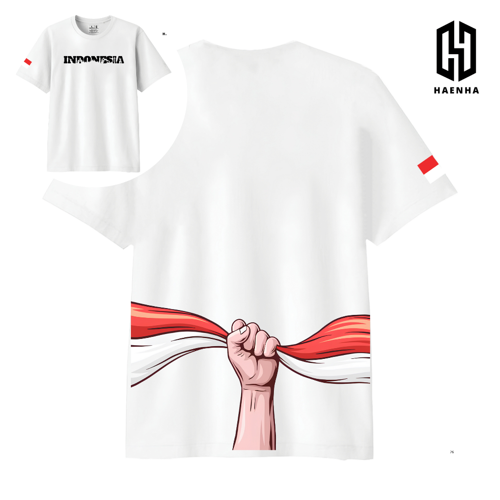 Jual Kaos Kemerdekaan Tisert Pria Wanita Hutri Laki Perempuan Bendera ...
