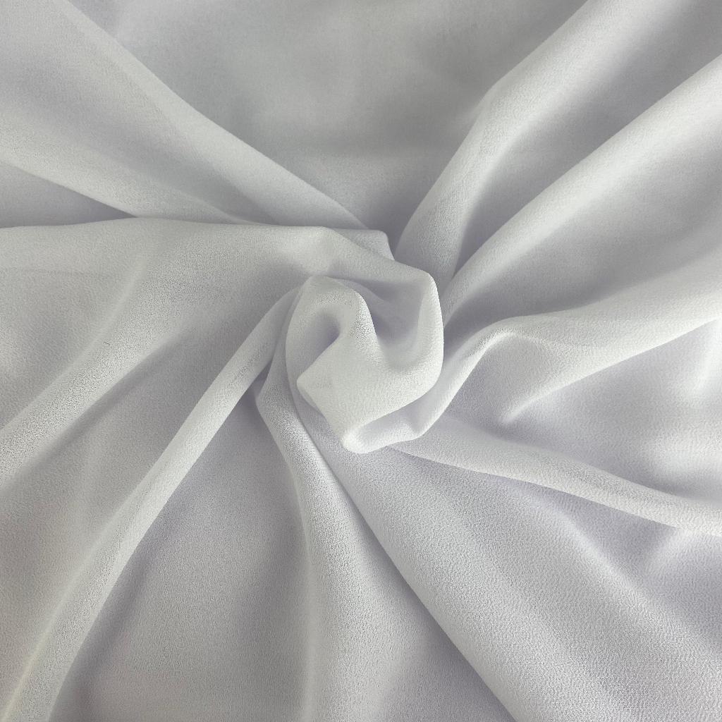 Jual Kain Shiffon Baby Doll White ( Pronto Moda ) | Shopee Indonesia