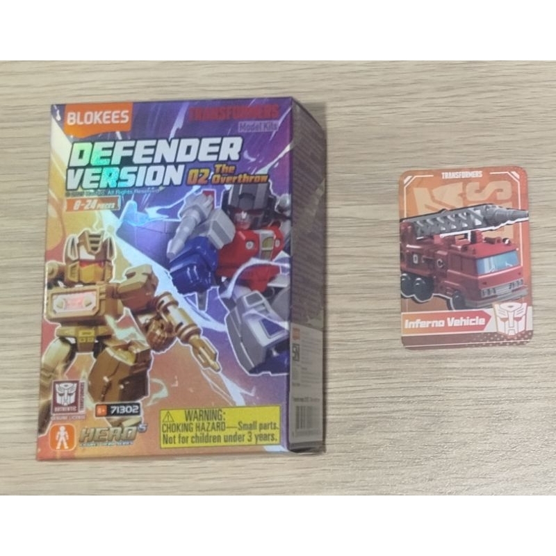 Jual BLOKEES - TRANSFORMERS DEFENDER VERSION 02 - INFERNO VEHICLE (ONLY ...