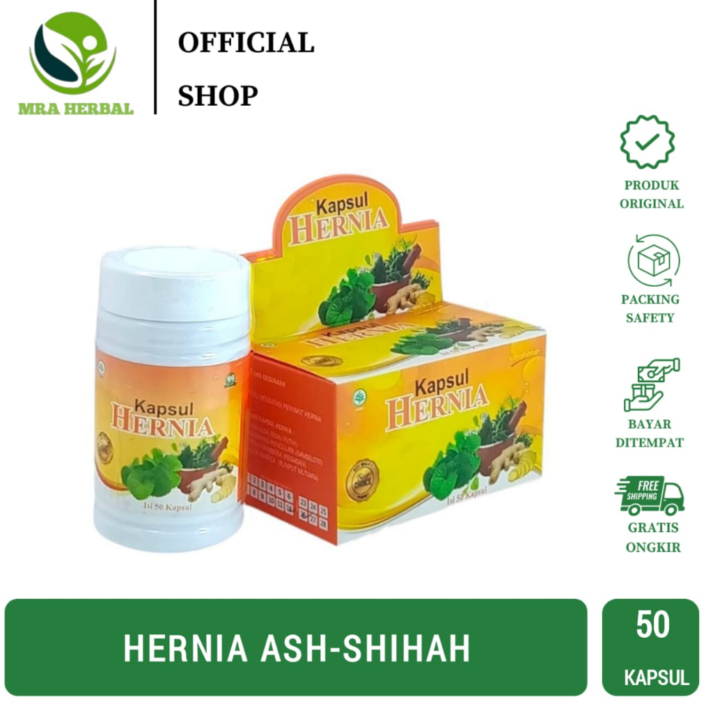 Jual Hernia Ash-Shihhah Original isi 50 kapsul | Obat Hernia Original ...