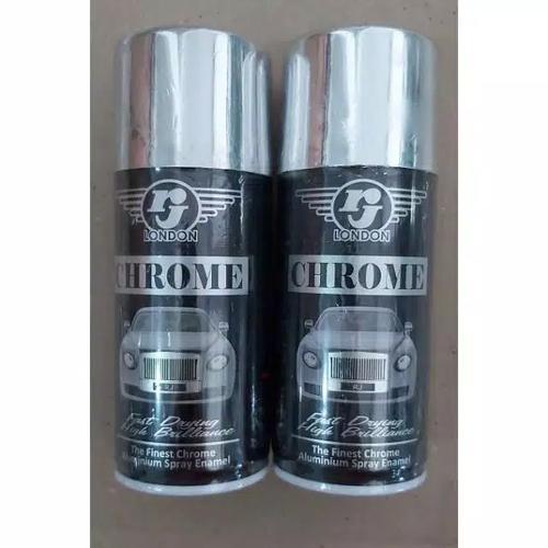 Jual Cat / Paint Semprot RJ crom perak 150CC | CAT RJ crom perak 18 KT ...