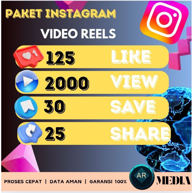 Jual PAKET LENGKAP INST*GRAM | Shopee Indonesia
