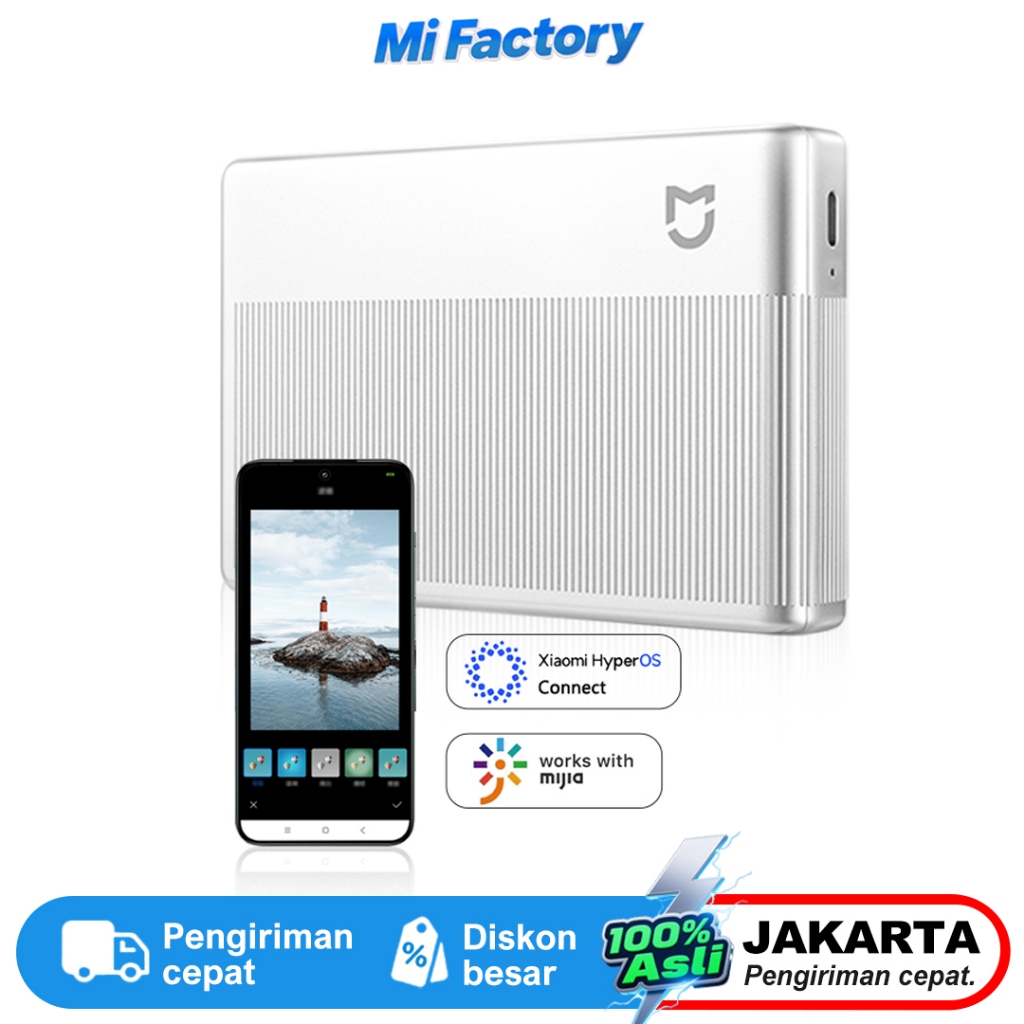 Jual Mijia Intelligent Photo Printer 1S, Cetak Foto & Video AR, Tanpa ...