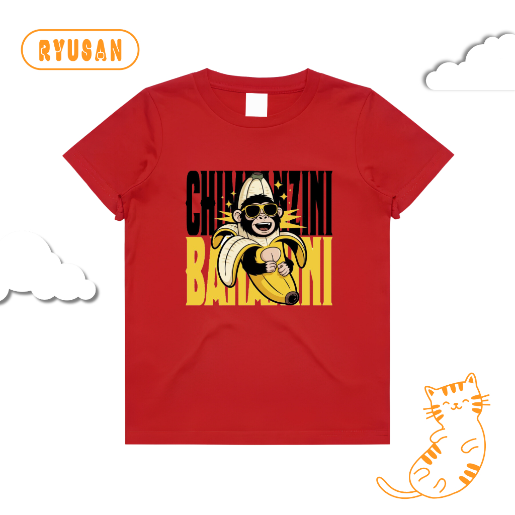 Jual RYUSAN Kaos Anak gambar Kartun Anomali Chimpanzini Bananini ...
