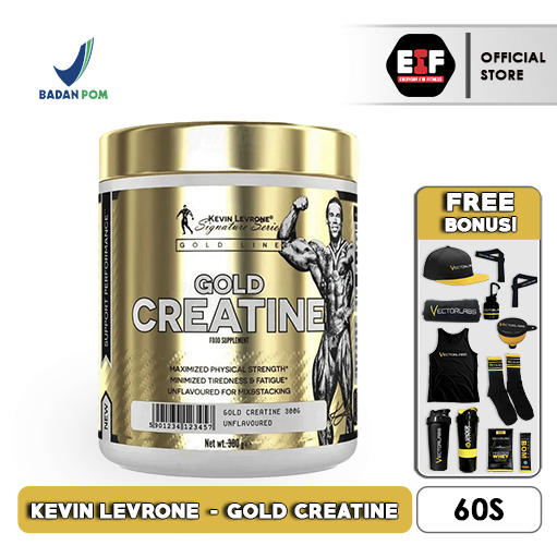 Jual KEVIN LEVRONE Gold Creatine Monohydrate 300 Gram | Shopee Indonesia