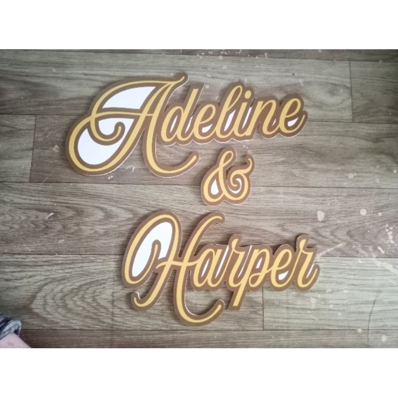 Jual Huruf kayu nama wedding backdrop | Shopee Indonesia