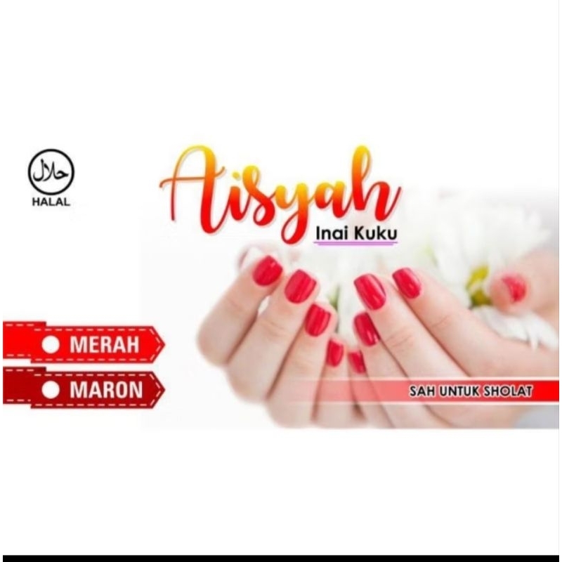 Jual PACAR KUKU AISYAH HALAL SAH BUAT SHOLAT / AISYAH HENA INAI KUKU ...