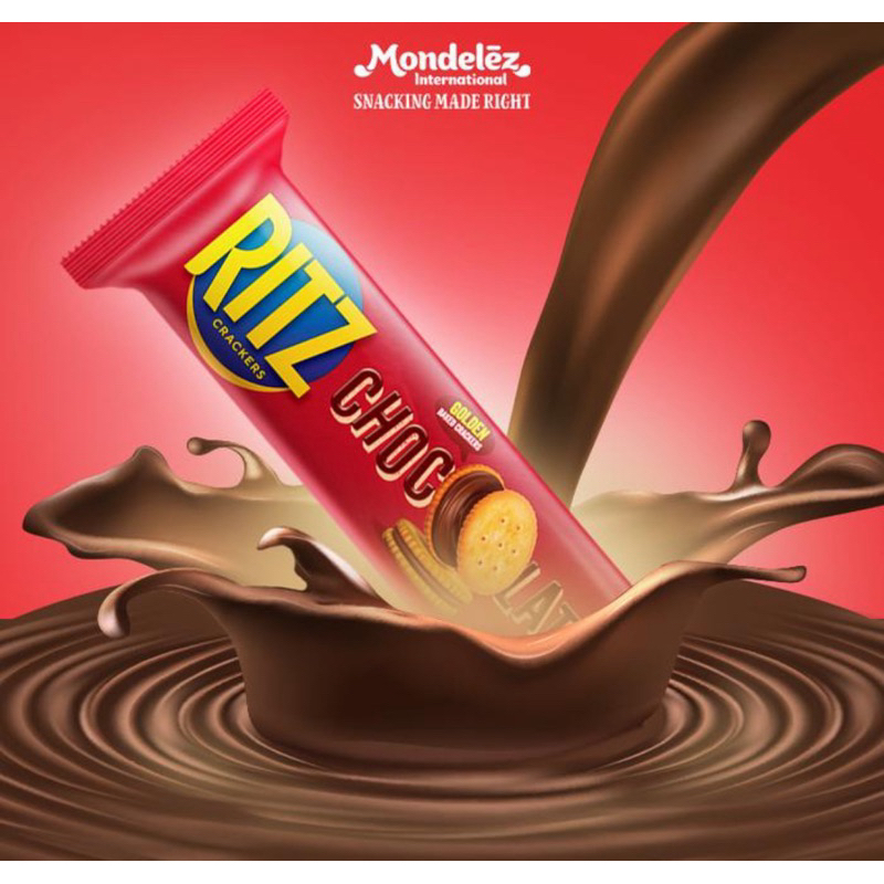 Jual RITZ CRACKERS SANDWICH BISKUIT COKELAT 91GR ORIGINAL TERMURAH ...