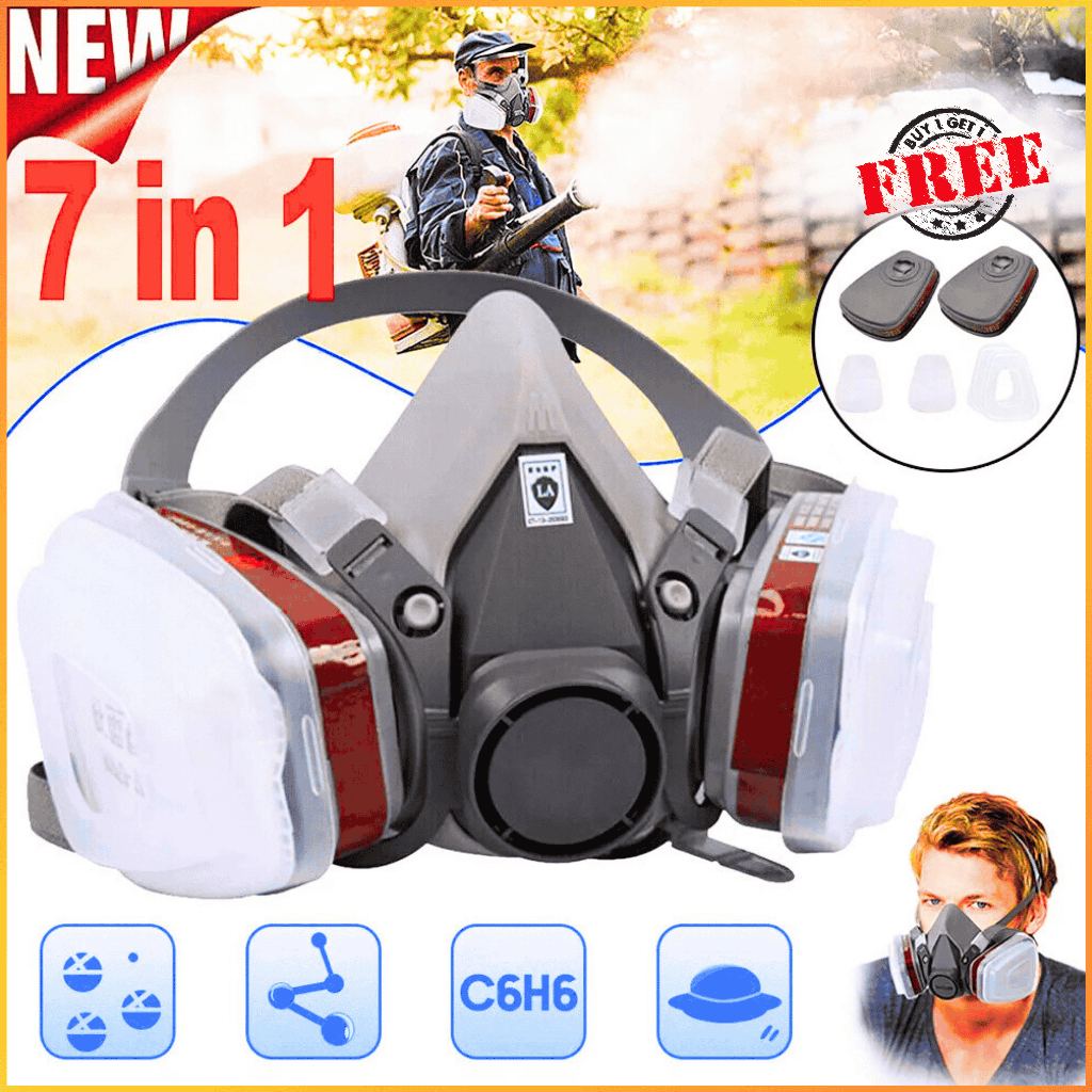 Jual COD TaffGUARD Masker Gas Respirator Full Face Beracun Safety Kimia ...