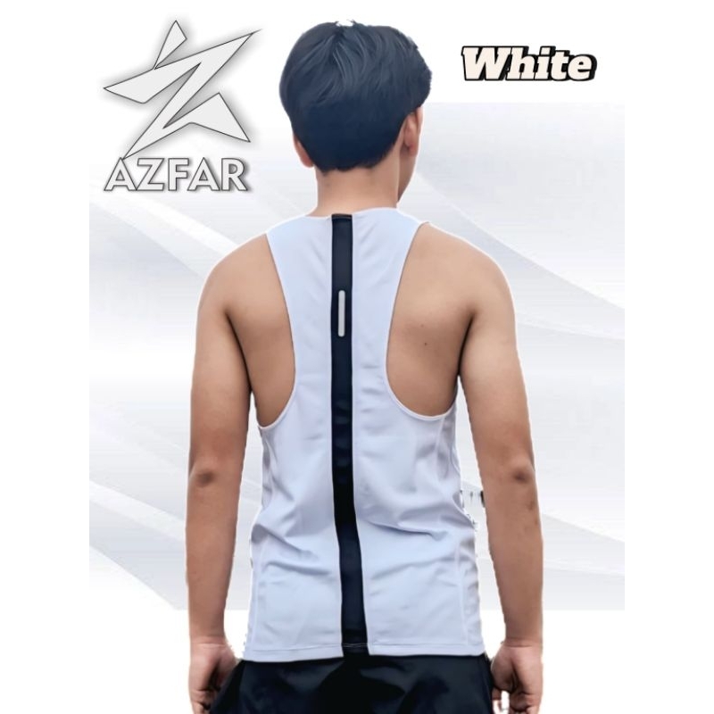 Jual Singlet Running Two Tone Style 03 / Singlet Running polos Putih ...