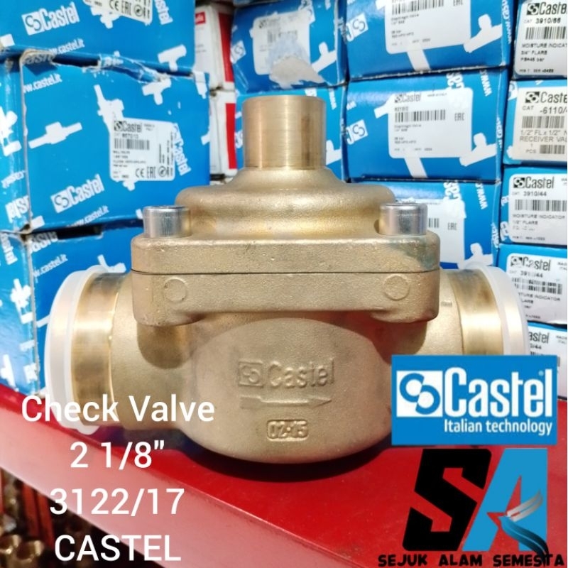 Jual CASTEL CHECK VALVE 2 1/8" ODS 3122/17 | CHECK VALVE CASTEL 2 1/8 ...