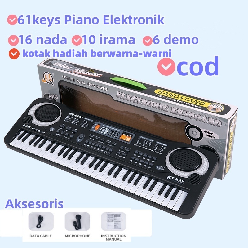 Jual GROSIR PIANO LISTRIK 61 TUTS, PIANO LISTRIK ANAK-ANAK, PIANO ...