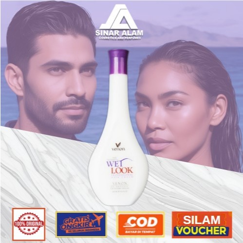 Jual VENON Hair Wetlook Professional Hair Cream 240ml | Shopee Indonesia