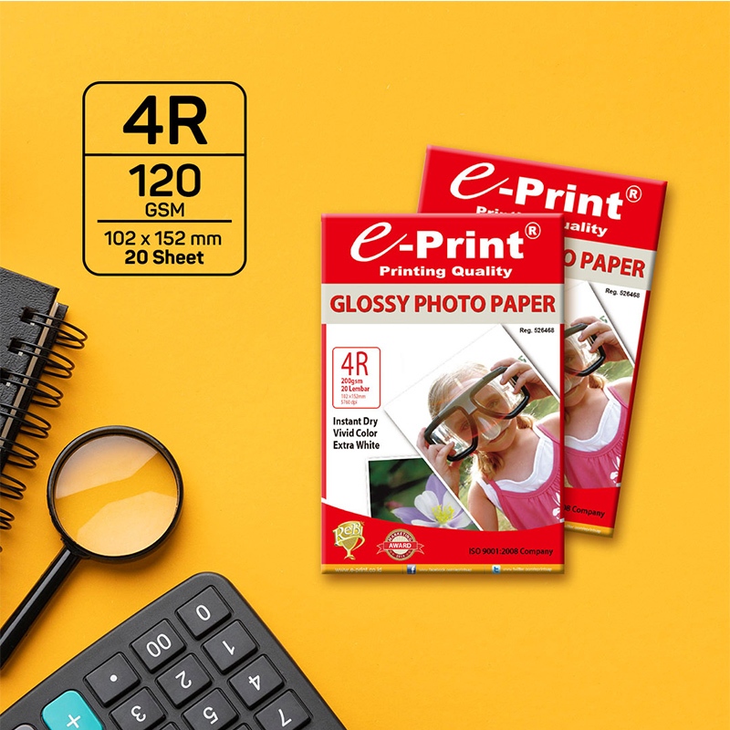Jual e-Print Glossy Photo Paper 4R / A6 | Shopee Indonesia