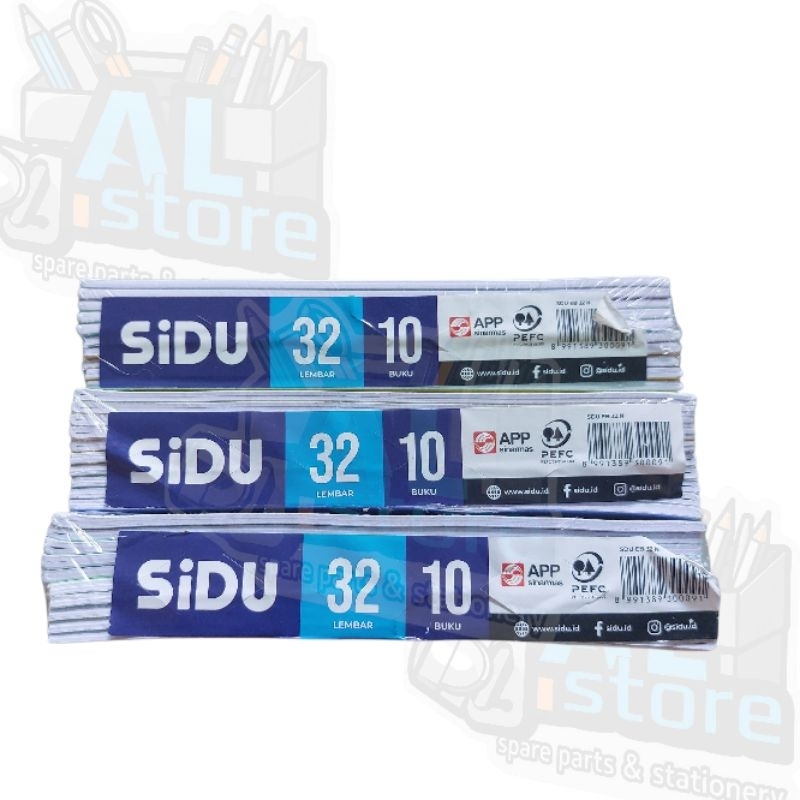 Jual BUKU TULIS SIDU 32 LEMBAR 1PACK | Shopee Indonesia