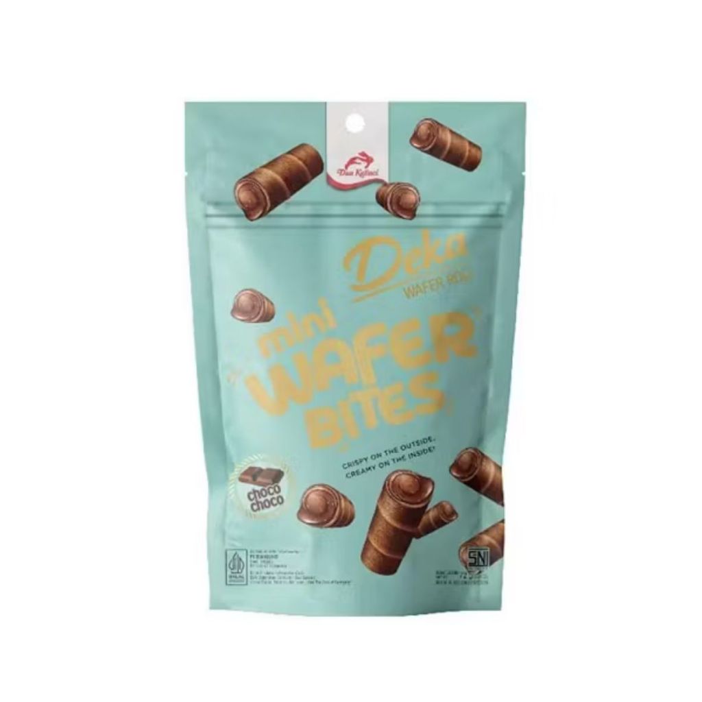 Jual deka mini wafer bites choco choco 72g rasa coklat rasa choco ...