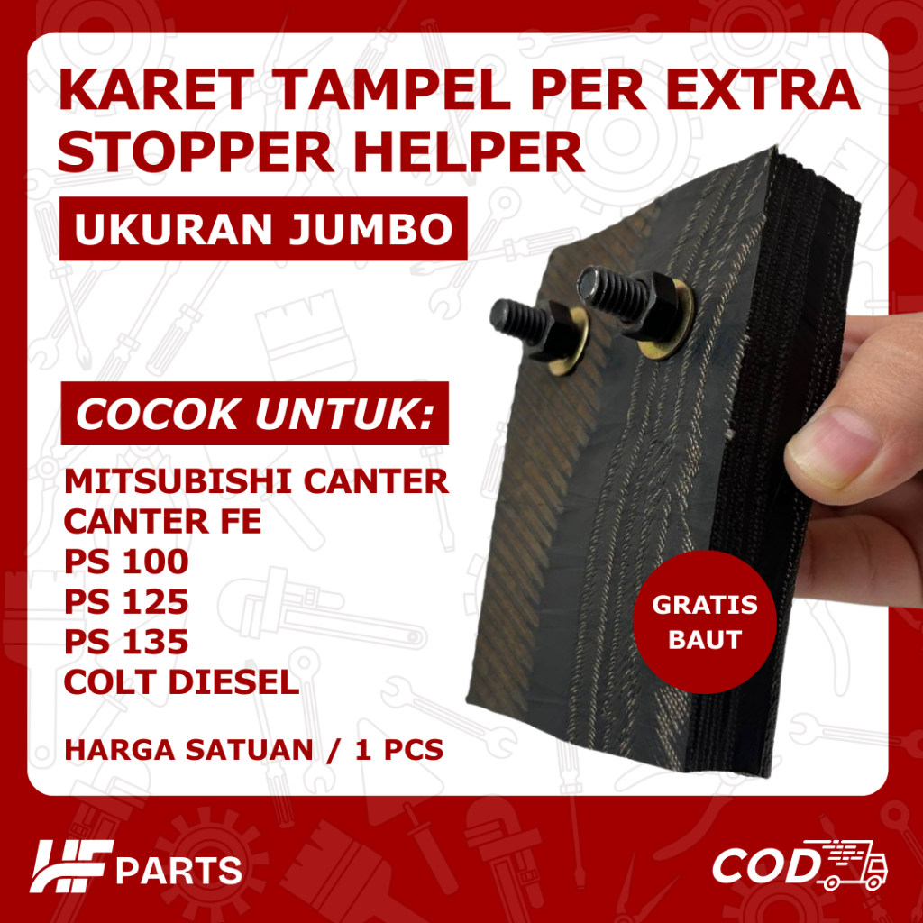 Jual KARET STOPPER HELPER JUMBO TAMPEL CANTER MITSUBISHI COLT DIESEL PS FE | Shopee Indonesia