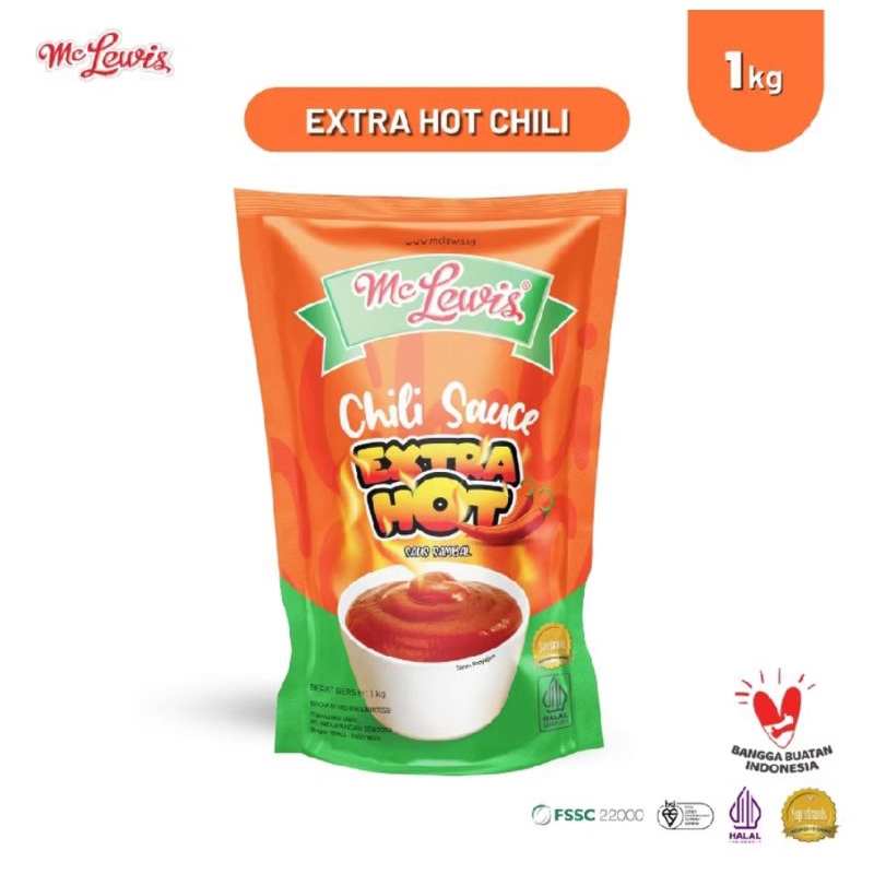 Jual MC LEWIS SAOS SAMBAL EXTRA PEDAS 1KG | Shopee Indonesia