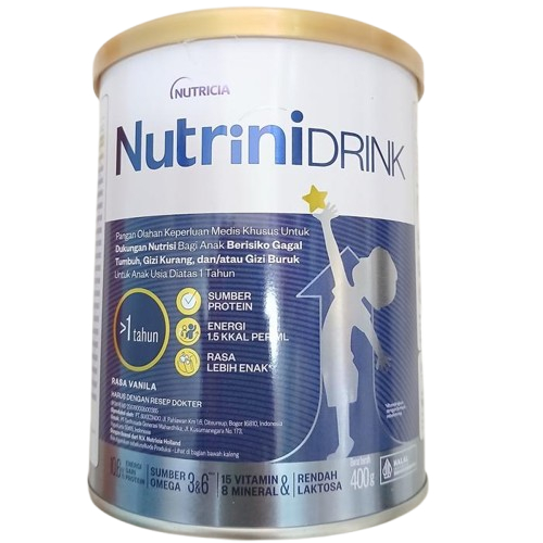 Jual NUTRINI DRINK POWDER VANILA 400G | Shopee Indonesia