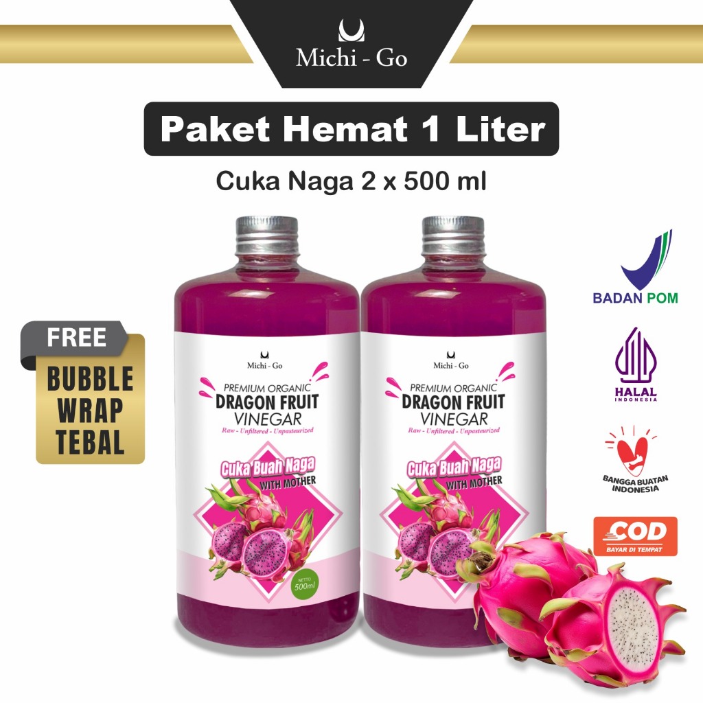 Jual Michigo - Cuka Buah Naga - Dragon Fruit Vinegar - Cuka Buah Naga ...