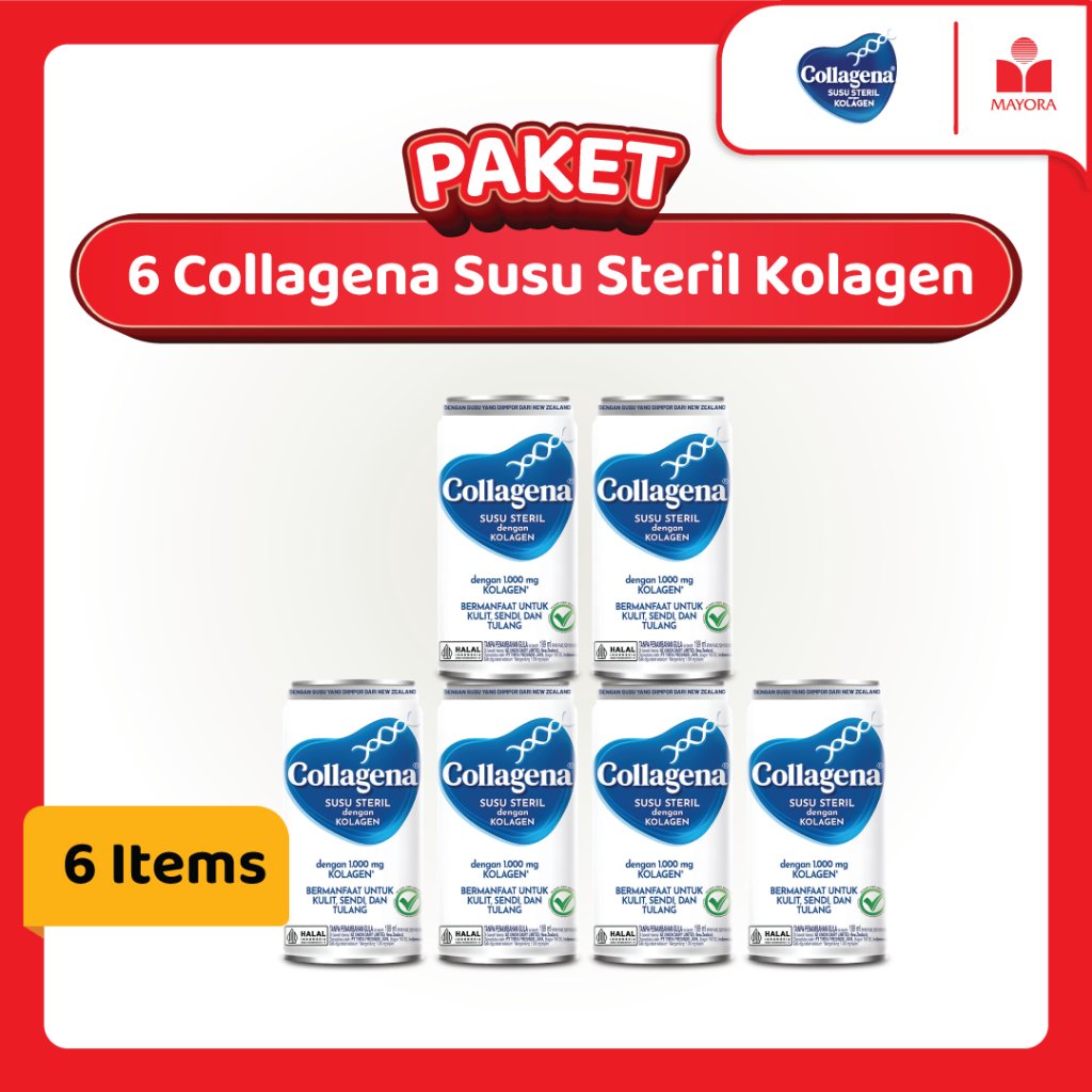 Jual Paket 6 Collagena Susu Steril Kolagen | Shopee Indonesia