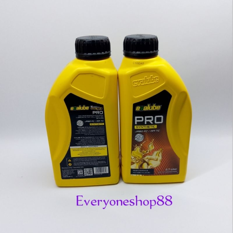 Jual EVALUBE PRO 2T SYNTHETIC 700ML / OLI SAMPING 2 TAK | Shopee Indonesia